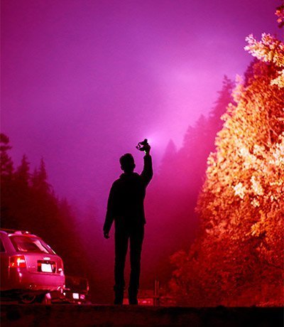 Why Red flashlight is used for astronomy: does it preserve night vision?